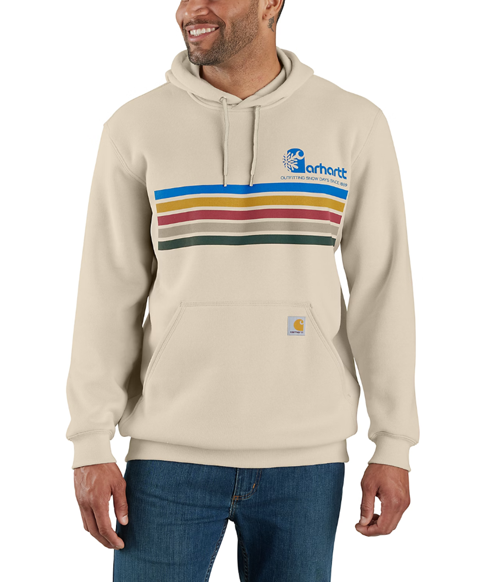 Carhartt Men's Midweight Stripe Graphic Sweatshirt - Oat Milk — Dave's ...