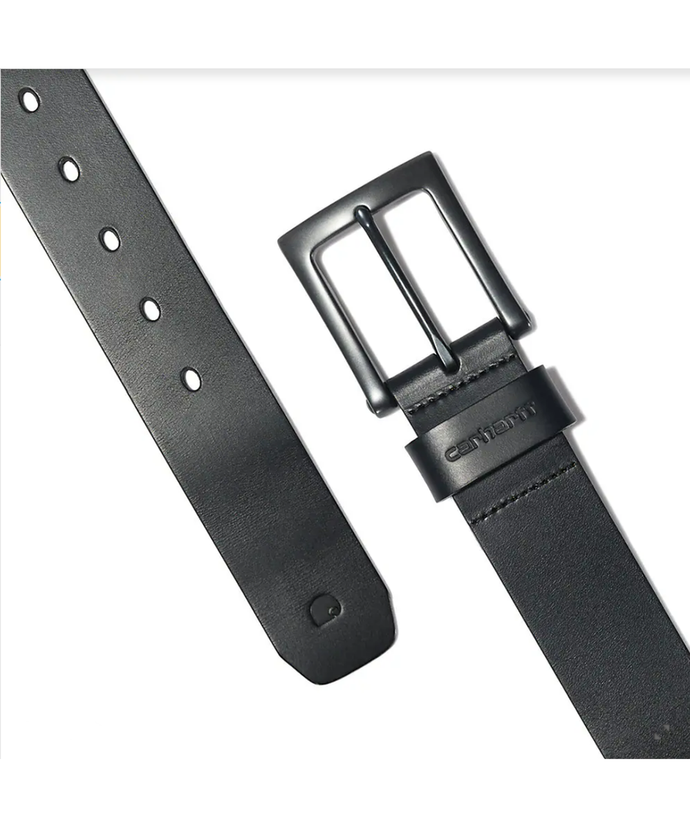 Carhartt Anvil Leather Belt - Black — Dave's New York