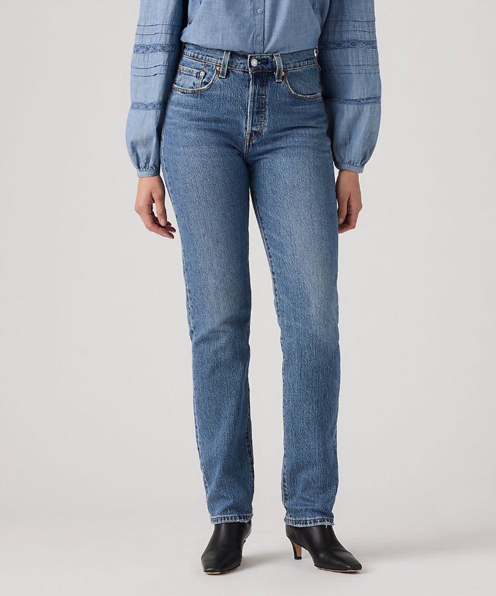 Levi's Women's Original Fit Jeans - Salsa in Sequence Stonewash — Dave ...